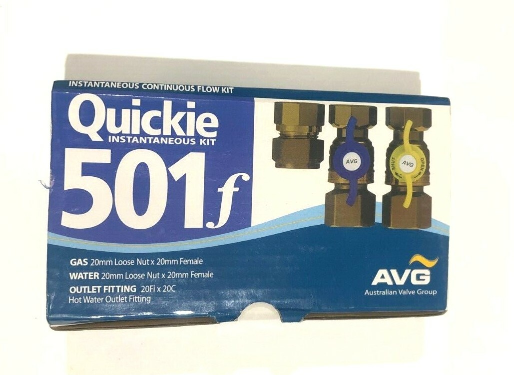 AVG QIK501f 20mm Quickie Kits for Continuous Flow Instantaneous Gas ...