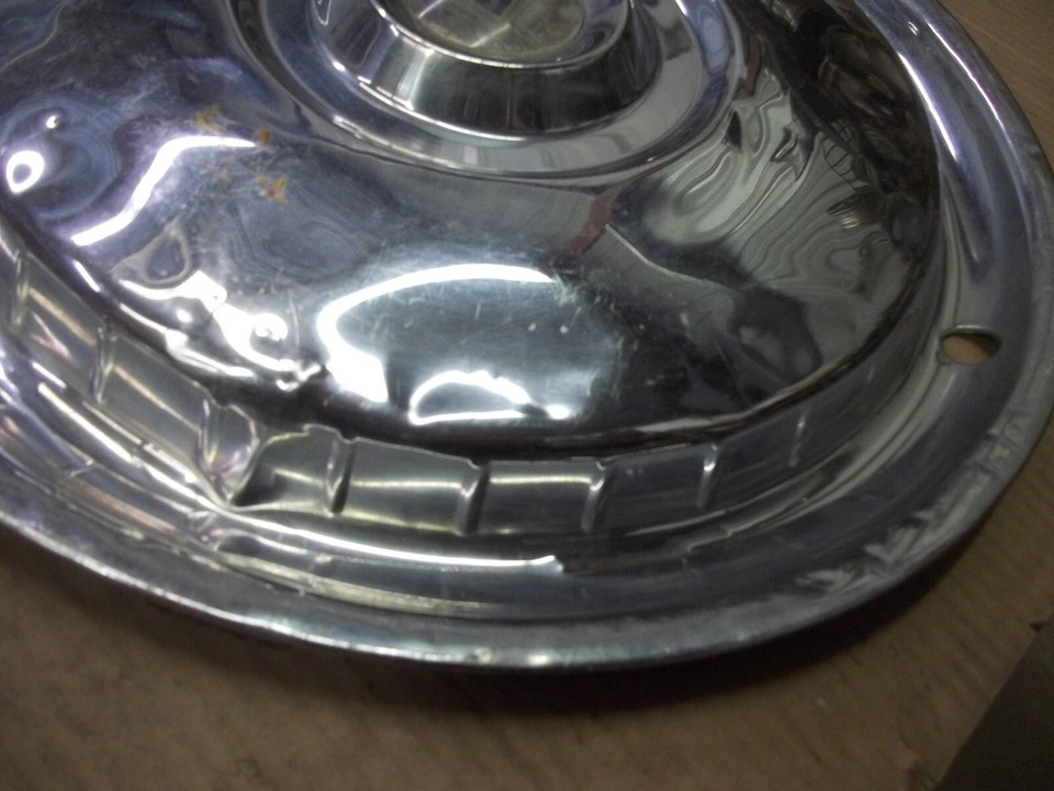 1955 55 1956 56 Ford Hubcap Rim Wheel Cover Hub Cap 15" OEM USED SET 4 ...