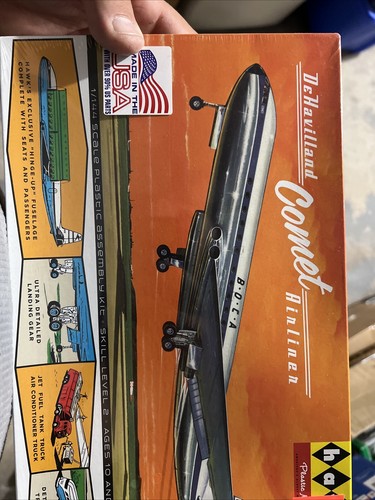 Hawk Models 1/144 Dehavilland Comet Airliner Plane Model Kit Box | eBay