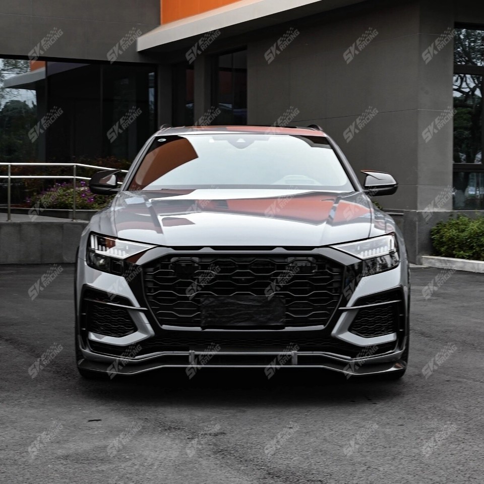 Real Carbon Fiber Front Bumper Lip Spoiler Body Kits For 2020-2024 Audi ...