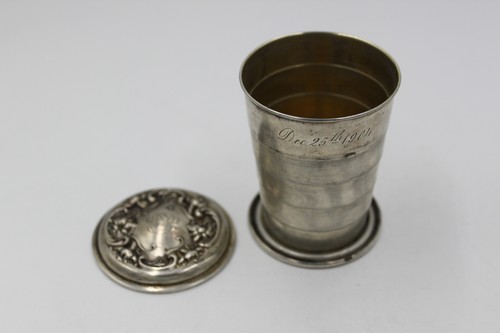 Vintage R.Wallace and Sons Sterling Silver (.925) Collapsible Cup 1900 ...