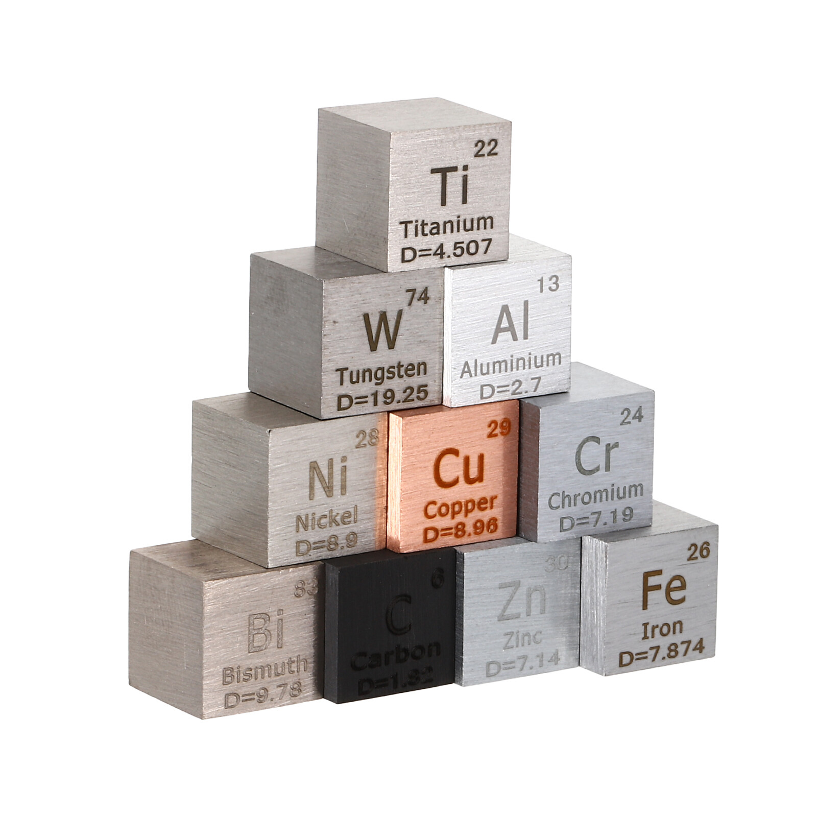 Chromium Cube,10mm Cr Density Cube High Density Element Cube Unique ...