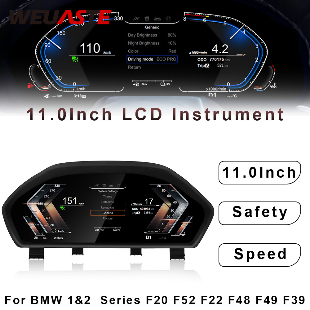 Car LCD Screen Digital Cluster Instrument Replacement For BMW X1 F48 ...