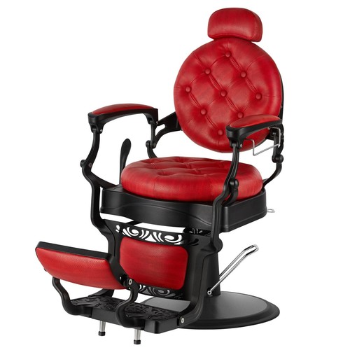 Artist hand Red Vintage Barber Chair Hydraulic Reclining Heavy Duty ...