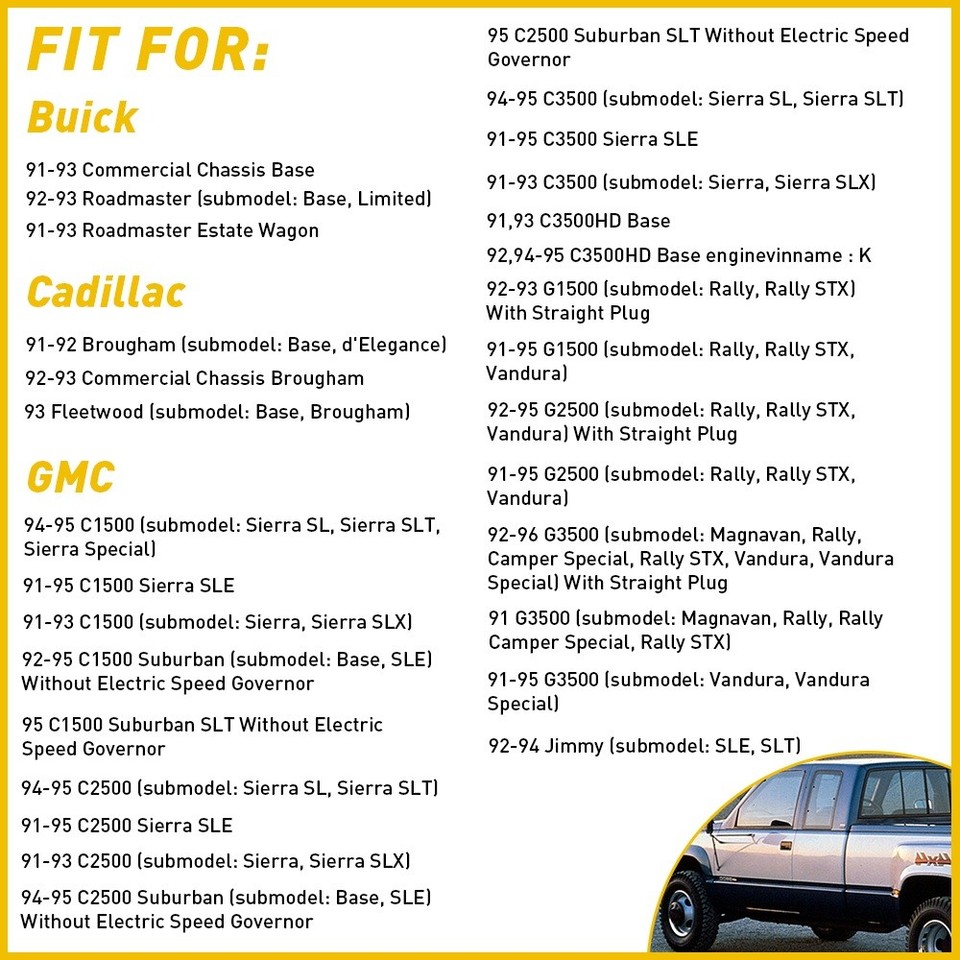 New Idle Control Valve & Throttle Position Sensor Fit 1991-1995 ...