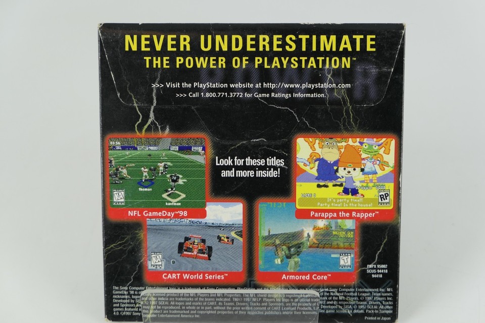 Interactive CD Volume 4 Sampler Pack Demo Disc PS1 PlayStation 1 ...