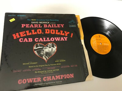 David Merrick Pearl Bailey Hello Dolly w/bookSoul Record lp original ...