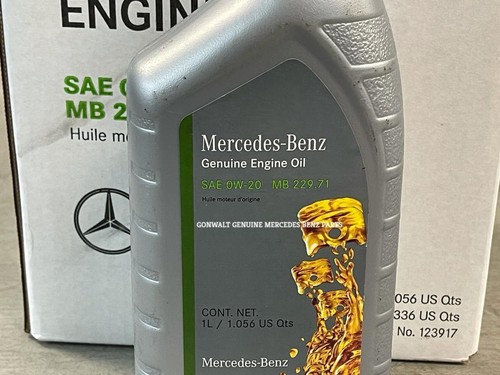Genuine Mercedes-Benz 6X 1L Engine Oil SAE 0W-20 MB 229.71 OE ...
