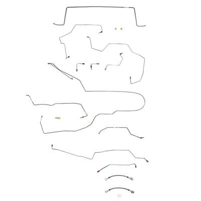 03-05 Liberty, 4WD, Traction, ABS; Complete Brake Line Kit; Steel | eBay