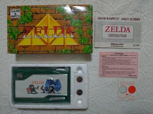 Tested ZELDA NINTENDO GAME & WATCH LCD Multi-Screen Vintage game 1989 ...