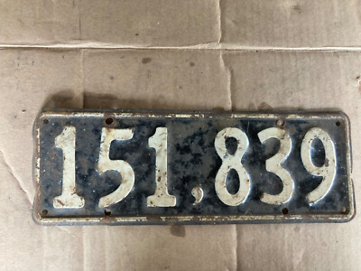 1951-1956 New Zealand License Plate | eBay