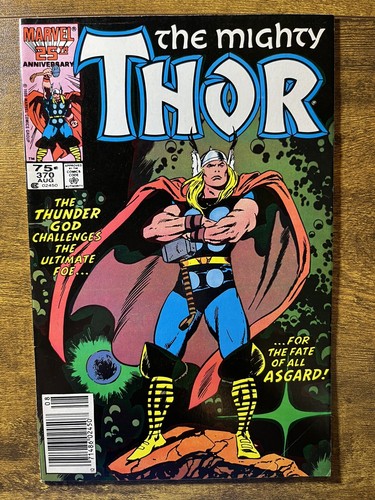 THOR 370 HIGH GRADE NEWSSTAND CLASSIC JOHN BUSCEMA COVER MARVEL COMICS ...