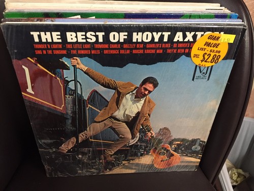 Hoyt Axton The Best of LP Vee-Jay 1965 MONO in Shrink + orginal VJ ...
