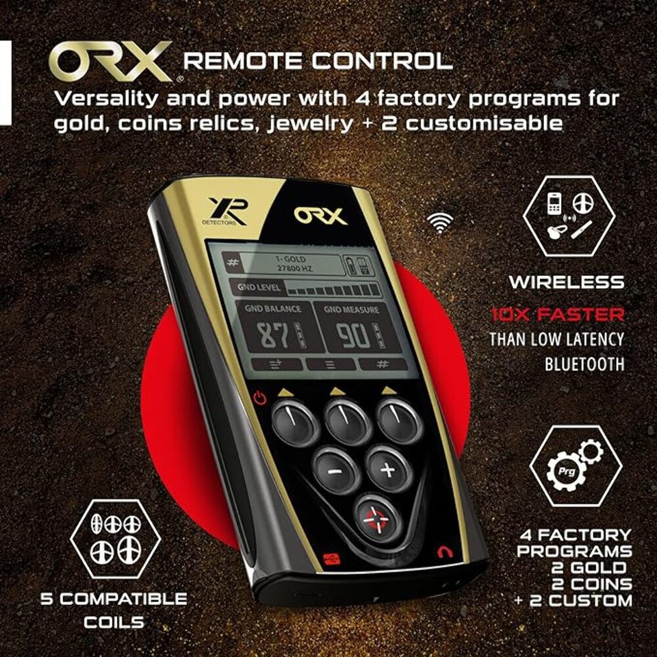 XP ORX Metal Detector With 11" Searchcoil, S-TELESCOPIC Lite Stem ...