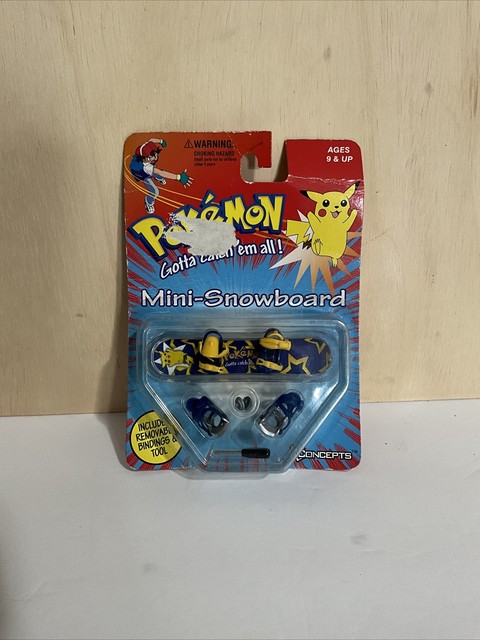 Pokemon Mini Snowboard W/t Pikachu 2 Removable Bindings & Tool Unopened ...