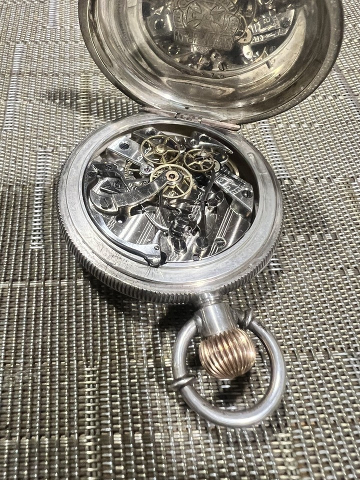 Centennial “Horse Racing” Pocket Watch With Stop Watch Function | eBay