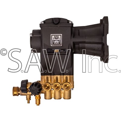 530010 AAA Pressure Washer Pump Triplex 3.5GPM 4000PSI Max 1 Inch ...