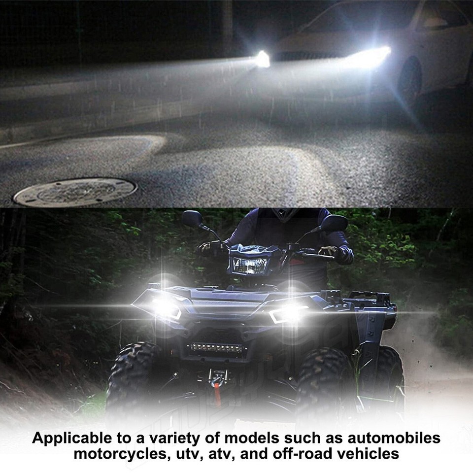 2x LED Headlight For UTV 500 700 HiSun Massimo Bennche MSU TSC HS ...