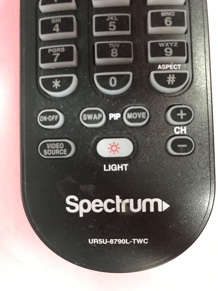 Spectrum TV Cable Remote Control CLICKR-5 UR5U-8790L-TWC Black | eBay