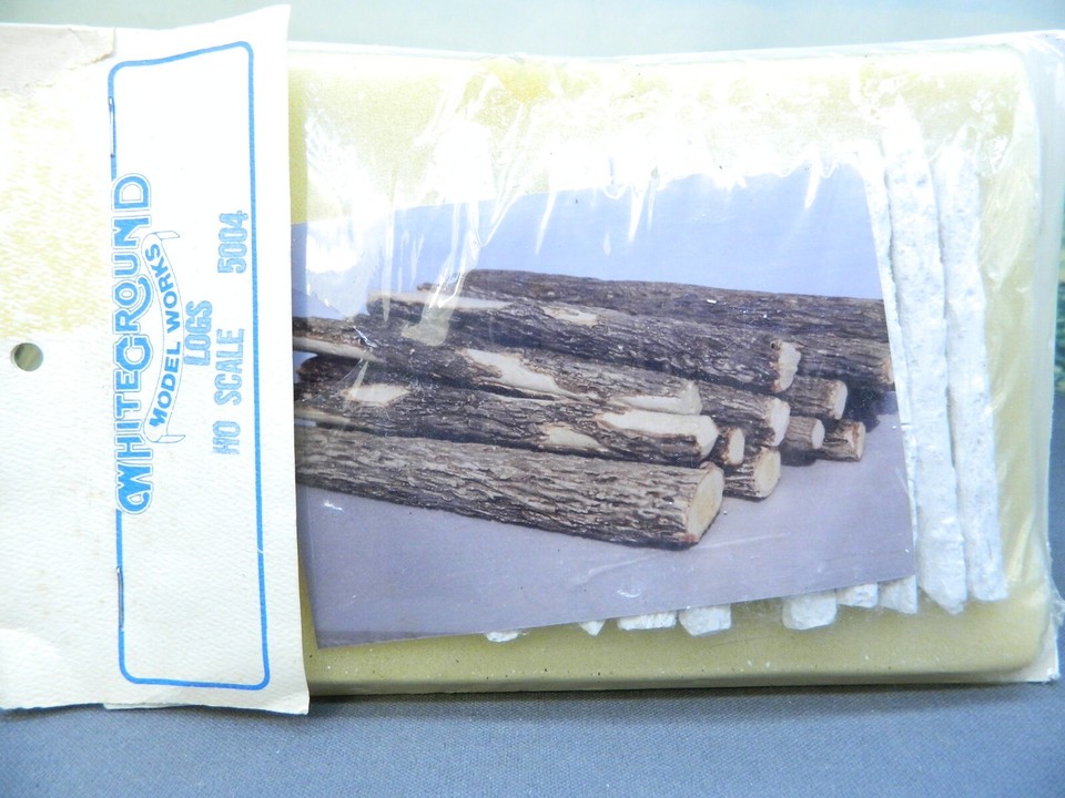 HO Scale White Grounds Model Works No. 5004 ONE DOZEN (12) LOGS New in ...
