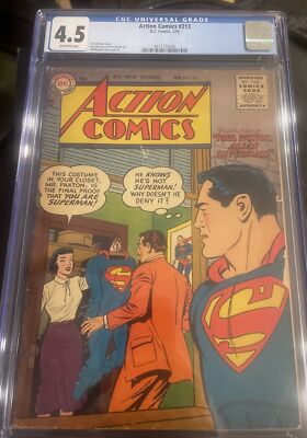 Action Comics Superman #213 1956 CGC 4.5 | eBay