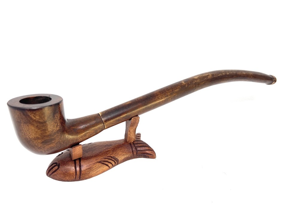 Matchpipe 10" inch Churchwarden Hobbit tobacco pipe Gandalf Wizard Smoking Pipe | eBay