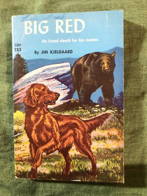 Vtg Scholastic PB Big Red Jim Kjelgaard: Scholastic T83 1962, 5th ...