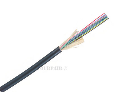 Indoor/Outdoor 12-Strand Multimode 62.5 Fiber Optic Cable - Custom Cuts ...