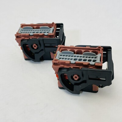 (LOT OF 2) 28PIN CONNECTOR 98993 AUTOMOBILE HARNESS CONNECTOR WITHOUT ...