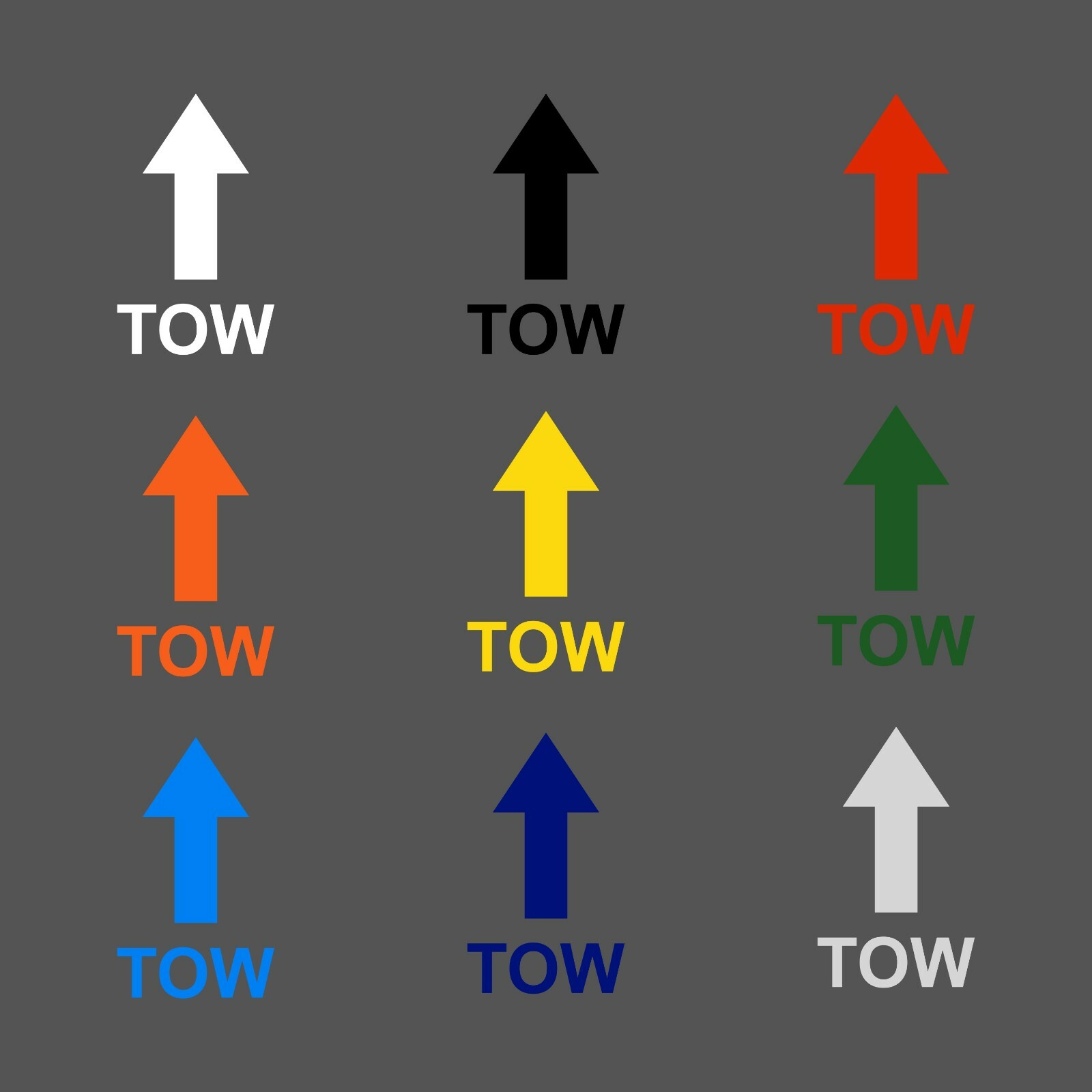 Motorsport UK TOW Arrows stickers x2 - MSA scrutineer race rally car ...