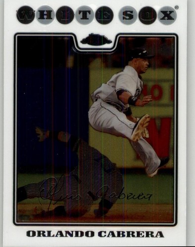 2008 Topps Chrome Orlando Cabrera #14 Chicago White Sox | eBay