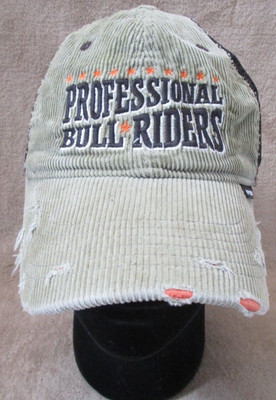 PBR Professional Bull Riders Hat Distressed Cap Adjustable | eBay
