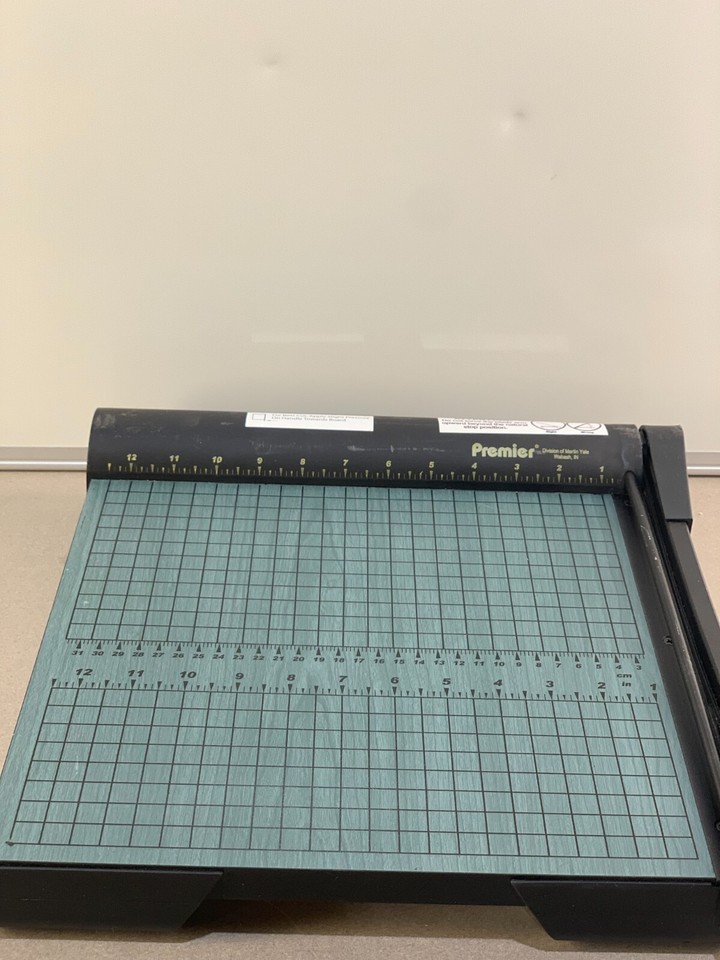 Premier Martin Yale W12 Guillotine 12" Paper Cutter Trimmer | eBay