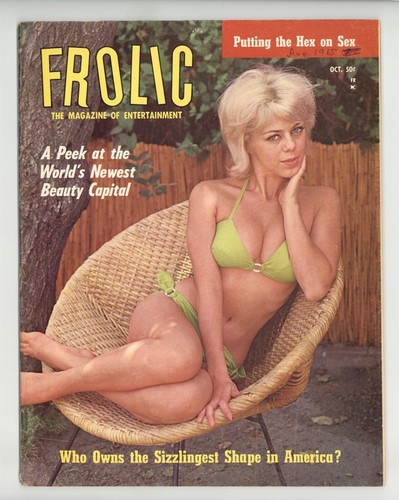 Frolic 1965 Marilyn Anderson Blonde Beauty 76pgs Female Pinup Magazine ...