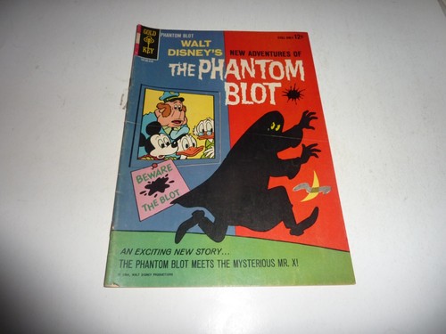 WALT DISNEY'S THE PHANTOM BLOT #1 Gold Key 1964 VG/FN 5.0 Mickey Mouse ...
