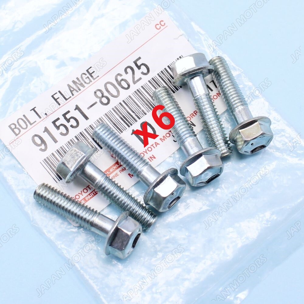 Genuine Toyota Sequoia Lexus Cylinder Head Cover Flange Bolts 91551 ...