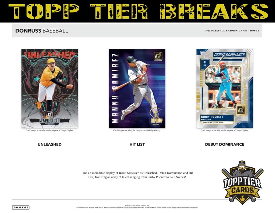 ARIZONA DIAMONDBACKS 2025 DONRUSS BASEBALL 4X HOBBY BOX 1/4 CASE BREAK ...