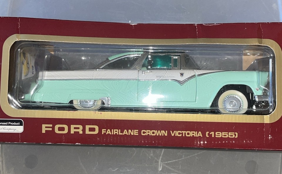 1955 Ford Crown Vic Model Car – 1:18 Scale Road Legends Die-Cast Pre ...