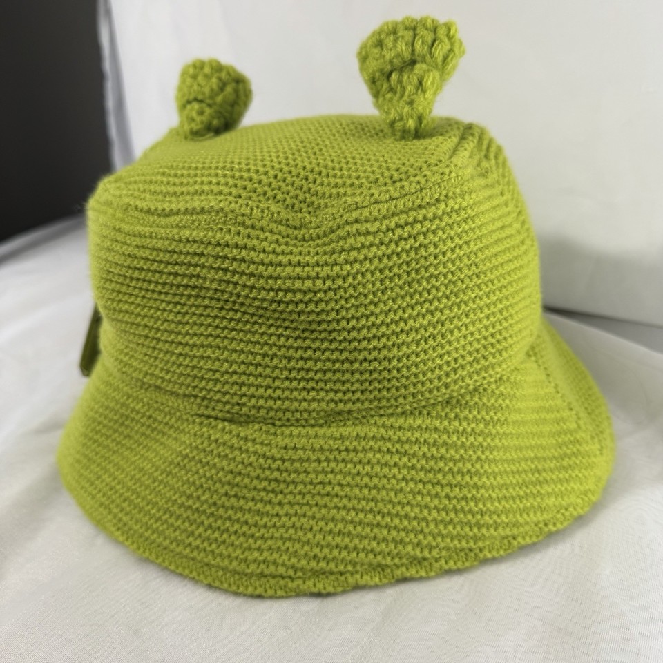 Shrek Crochet Knit Bucket Hat OSFA Biowold Brand | eBay