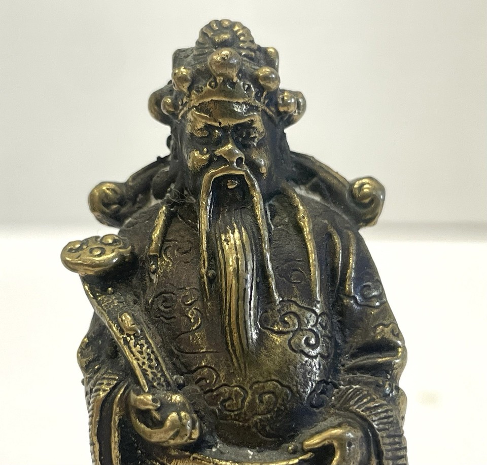 Feng Shui Chinese 3 Star Gods Fu, Lu, and Shou 3” Brass Statues For ...