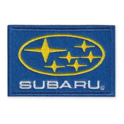 SUBARU IRON ON PATCH 3.87" Blue Motorsport Motor Car Racing Jacket ...