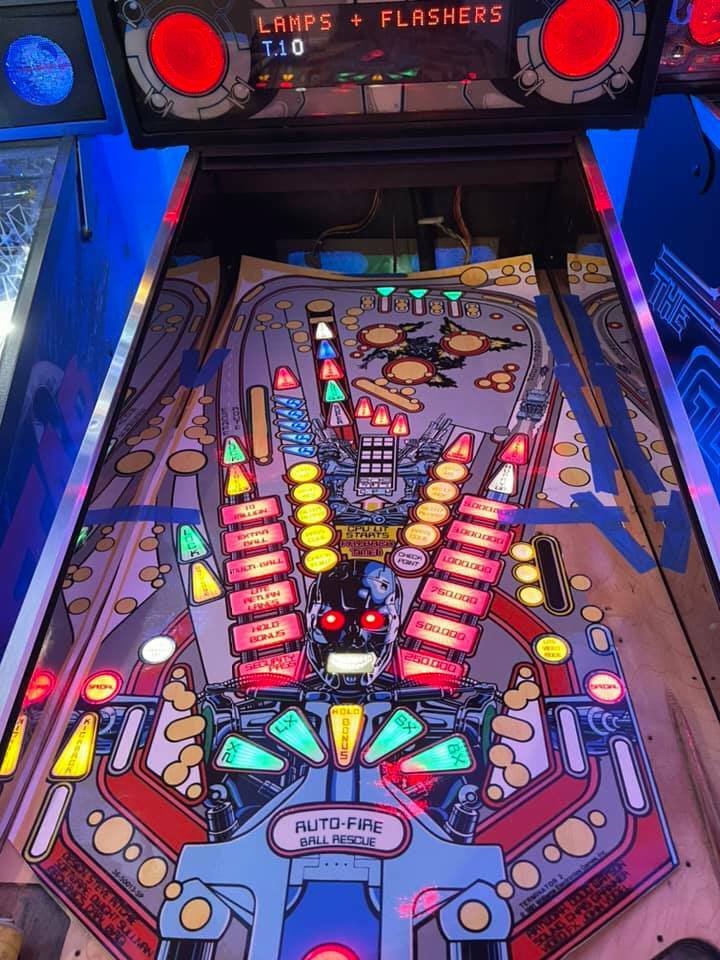 Williams TERMINATOR 2 Pinball Machine Playfield Overlay | eBay