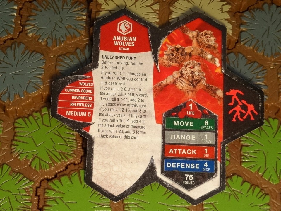 Anubian Wolves - Heroscape - Wave 2 - Utgar's Rage - Free Shipping ...