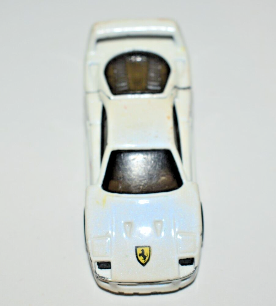 Hot Wheels 1988 White Ferrari F40 With Opening Trunk Made in Malaysia ...