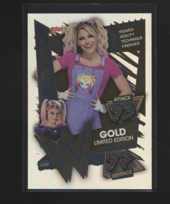 2021 Topps WWE Slam Attax Alexa Bliss Gold Limited Edition #LE4G | eBay