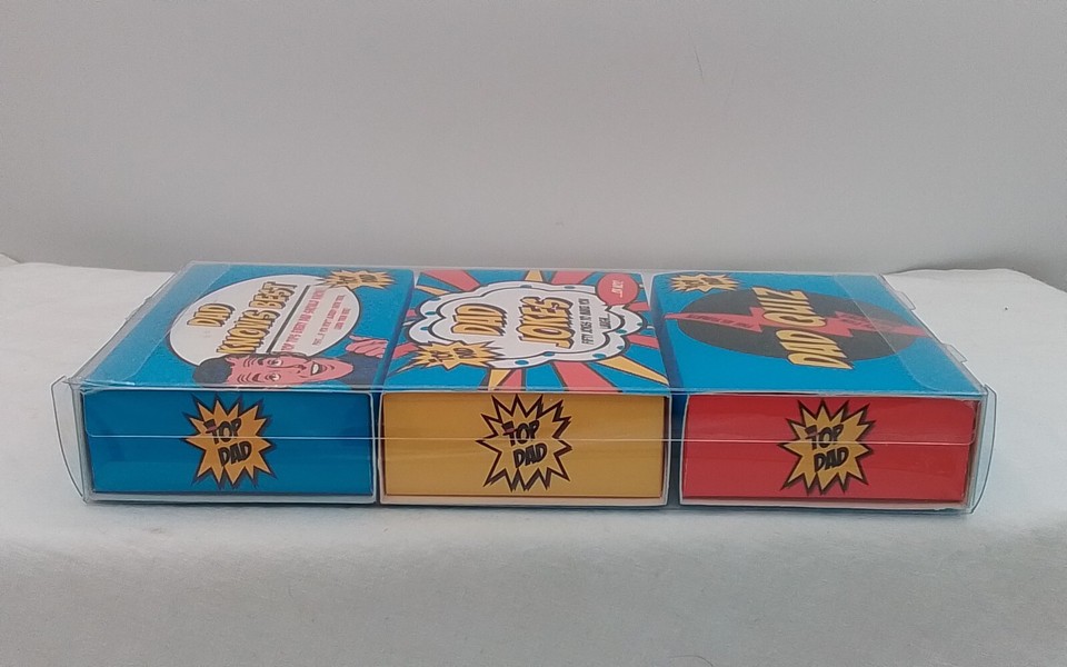 DAD QUIZ JOKES HELPFUL TIPS TRICKS FATHERS DAY GIFT VINTAGE NEW ...