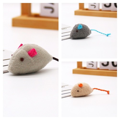 Entertain Your Cat Fluffy Mouse Toy Chewable And Durable Various Colors ...