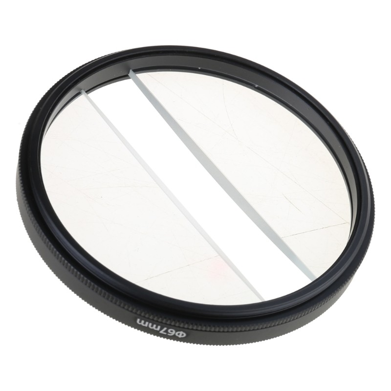 Camera Split Diopter Lens Filter 49/52/55/58/62/67/72/77/82mm Center ...