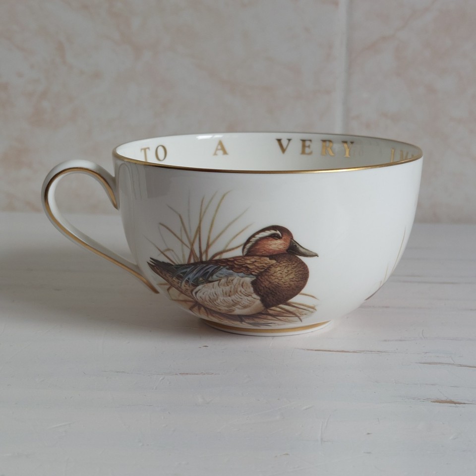 Lynton Cup Saucer Duo VIP Series Birds Large Bone China Hunting Game ...