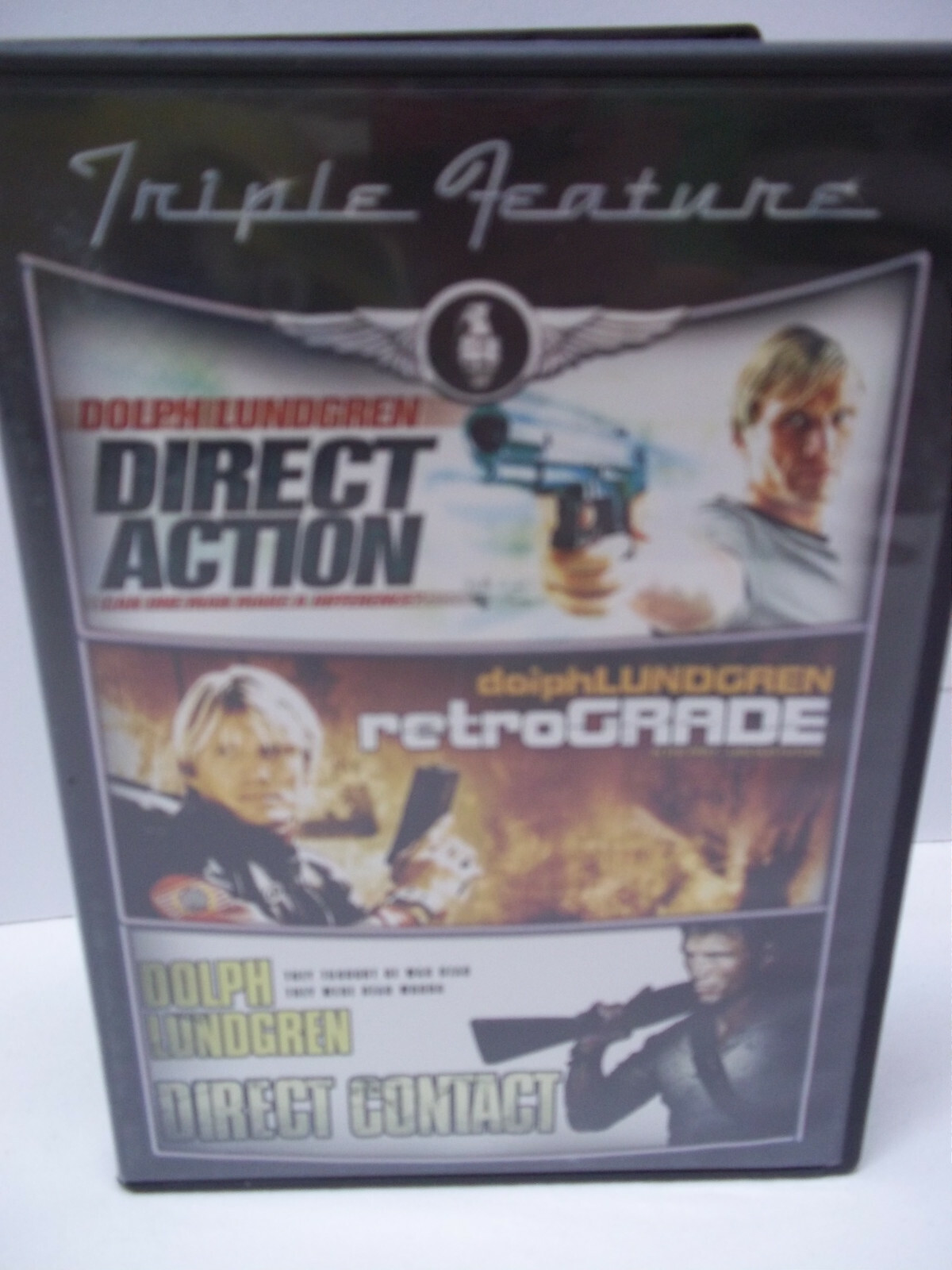 Direct Action Retrograde Direct Contact DVD Triple Feature Dolph ...